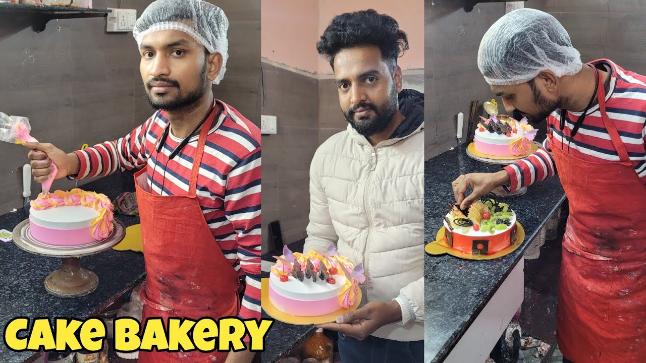 Cake Making In Bakery | Cake Making Process | How To Make A Cake | Cake ...