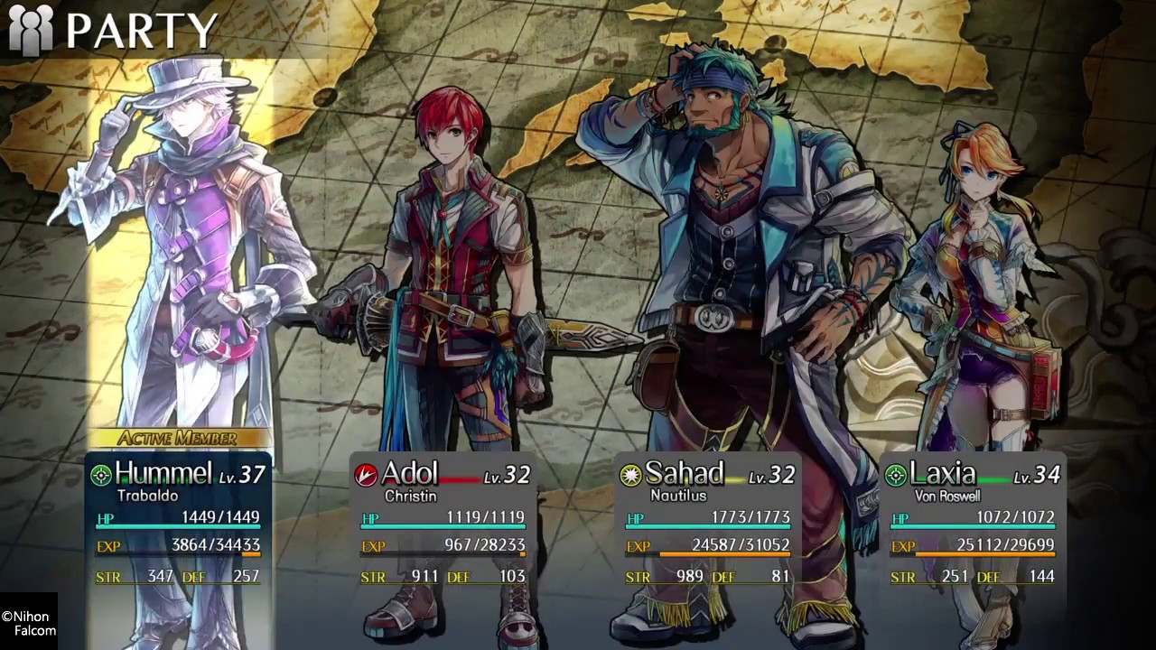 Ys VIII: Lacrimosa of Dana - 4 Weapons Glitch (non-dana) - YouTube