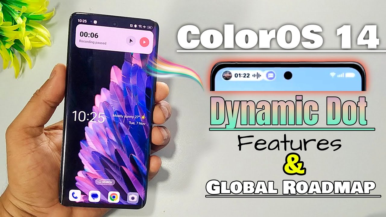 ColorOS 14 Dynamic Dot Feature For Realme UI 5.0 ? ColorOS 14 Update ...