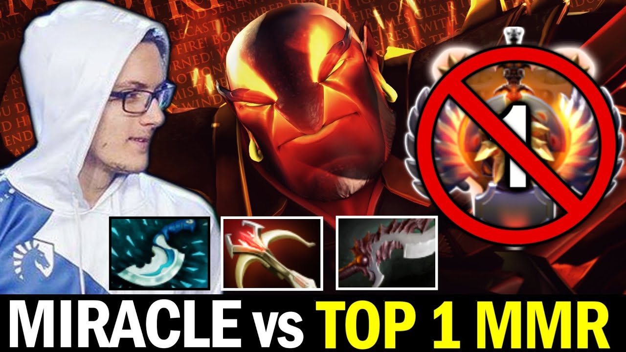 MIRACLE vs TOP-1 MMR with Blink Dagger Build Ember Spirit - YouTube