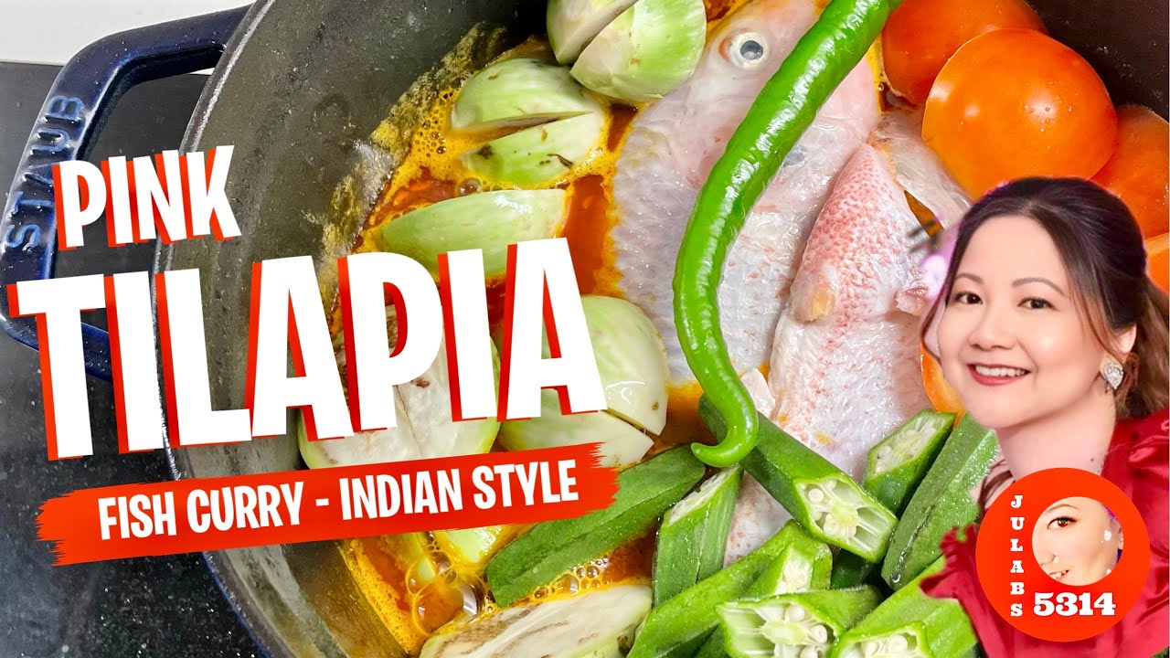 PINK TILAPIA FISH CURRY || INDIAN STYLE OF COOKING - YouTube