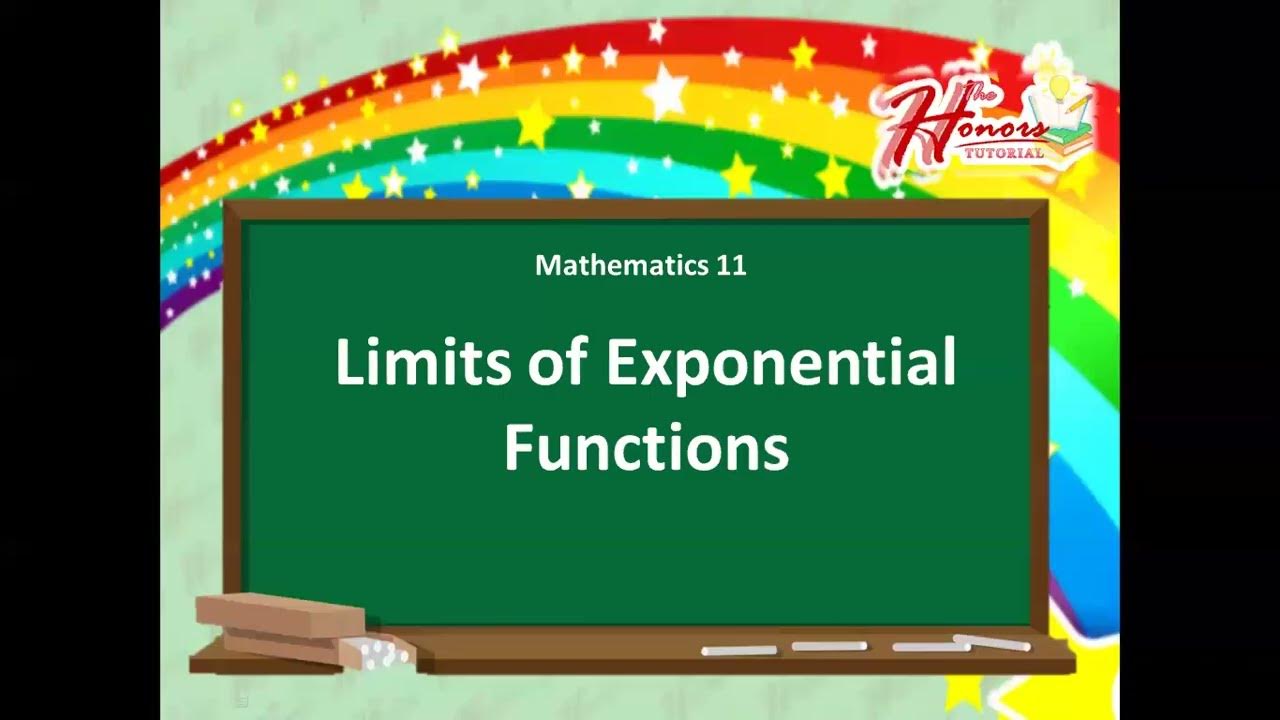 Math 11 Limits of Exponential Functions - YouTube