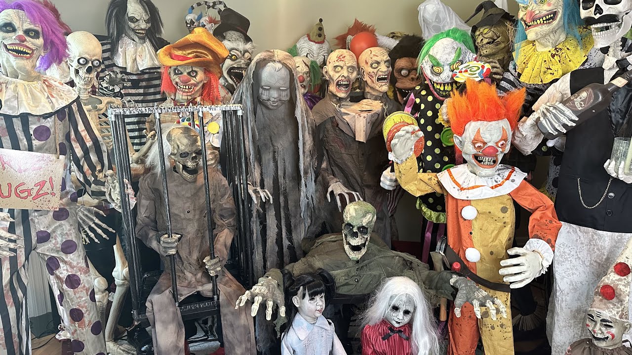 My FULL SVI Halloween Animatronic Collection - YouTube