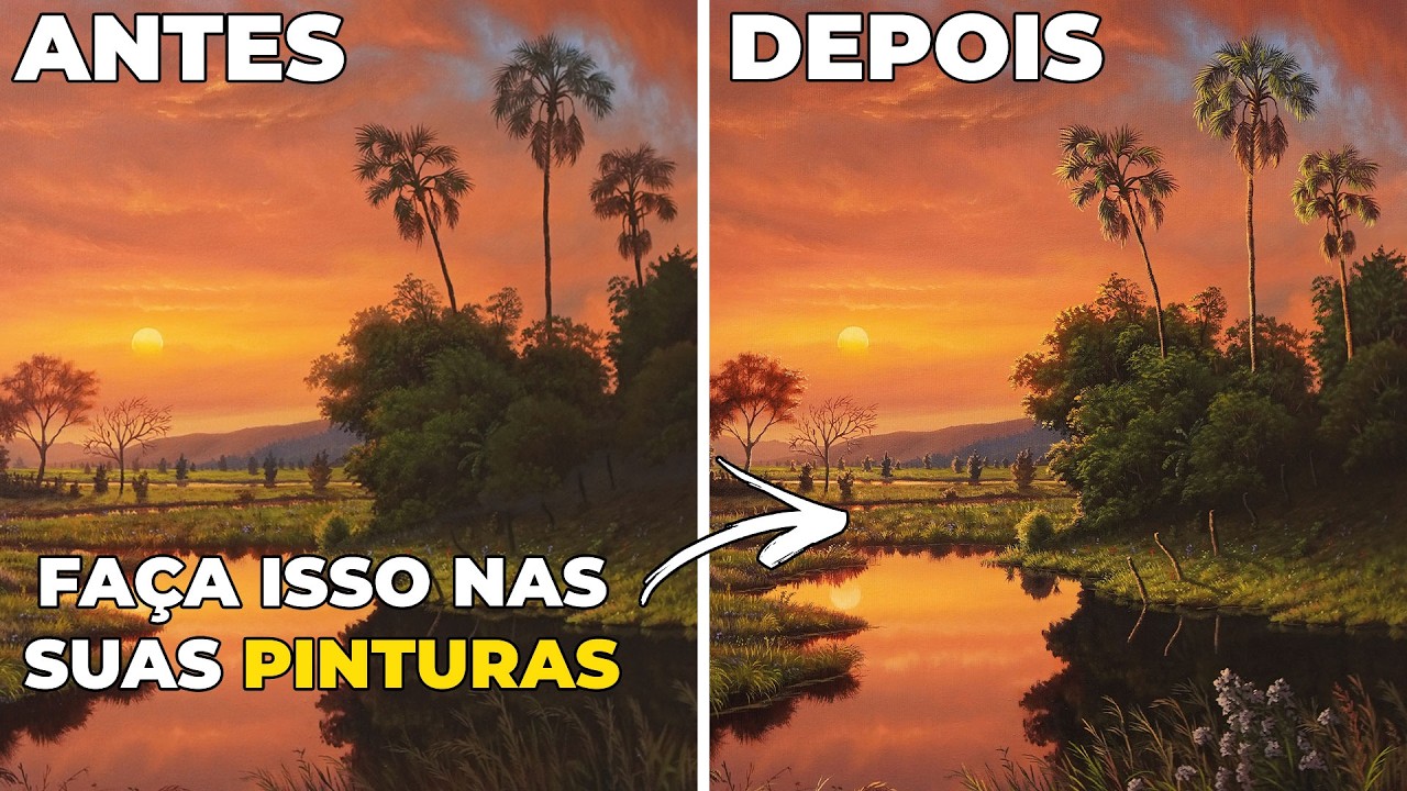 TRANSFORME SUAS PINTURAS - O poder da luz nas paisagens - YouTube