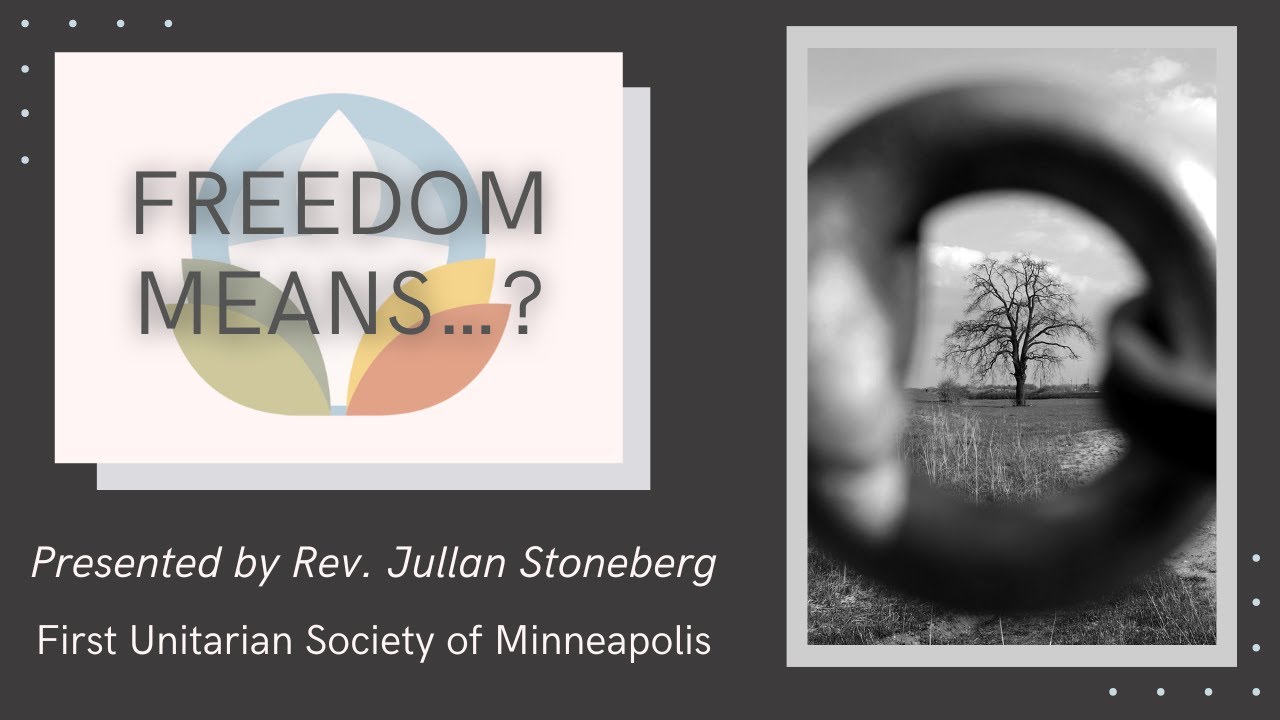 Assembly: "Freedom Means...?" with Rev. Jullan Stoneberg - YouTube