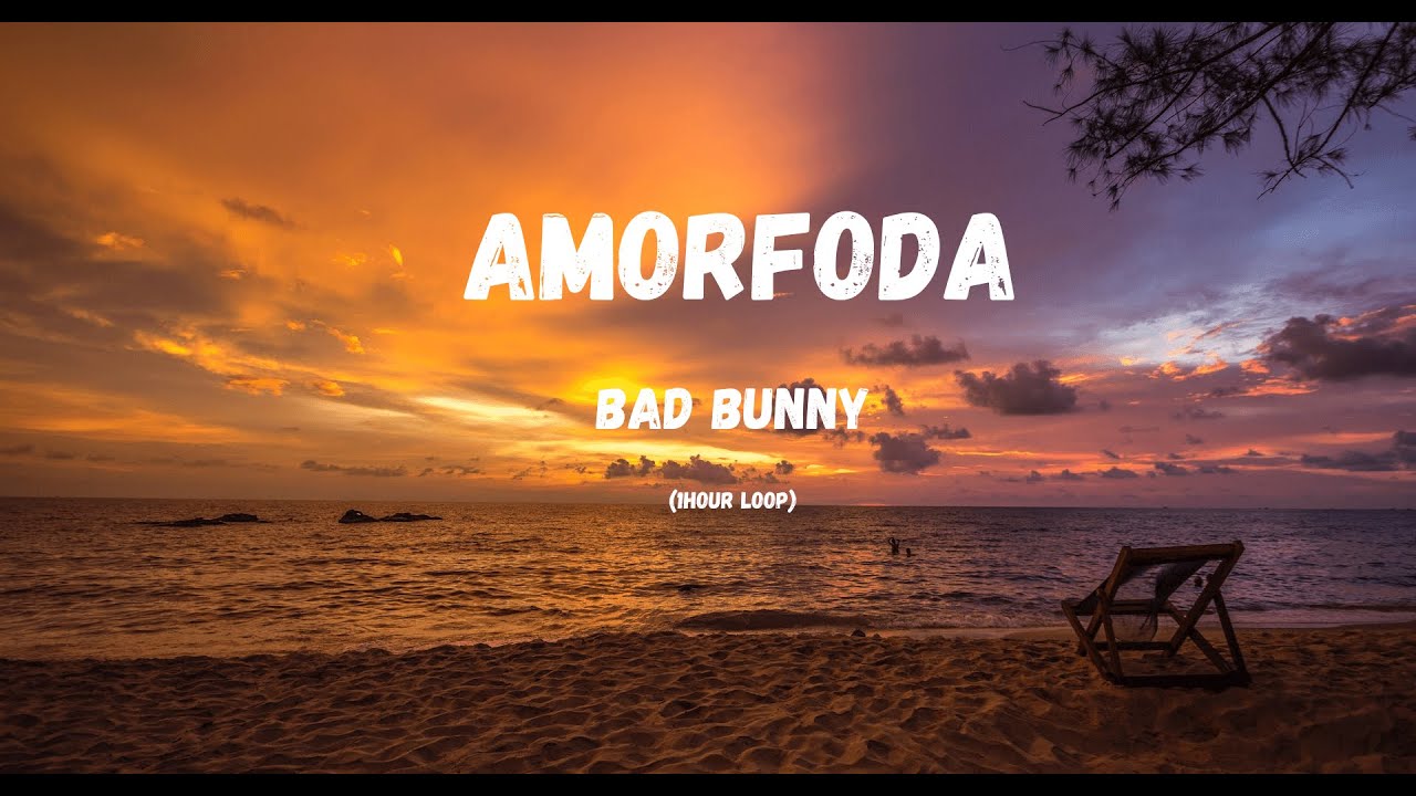 Bad Bunny Amorfoda 1 hora loop - YouTube