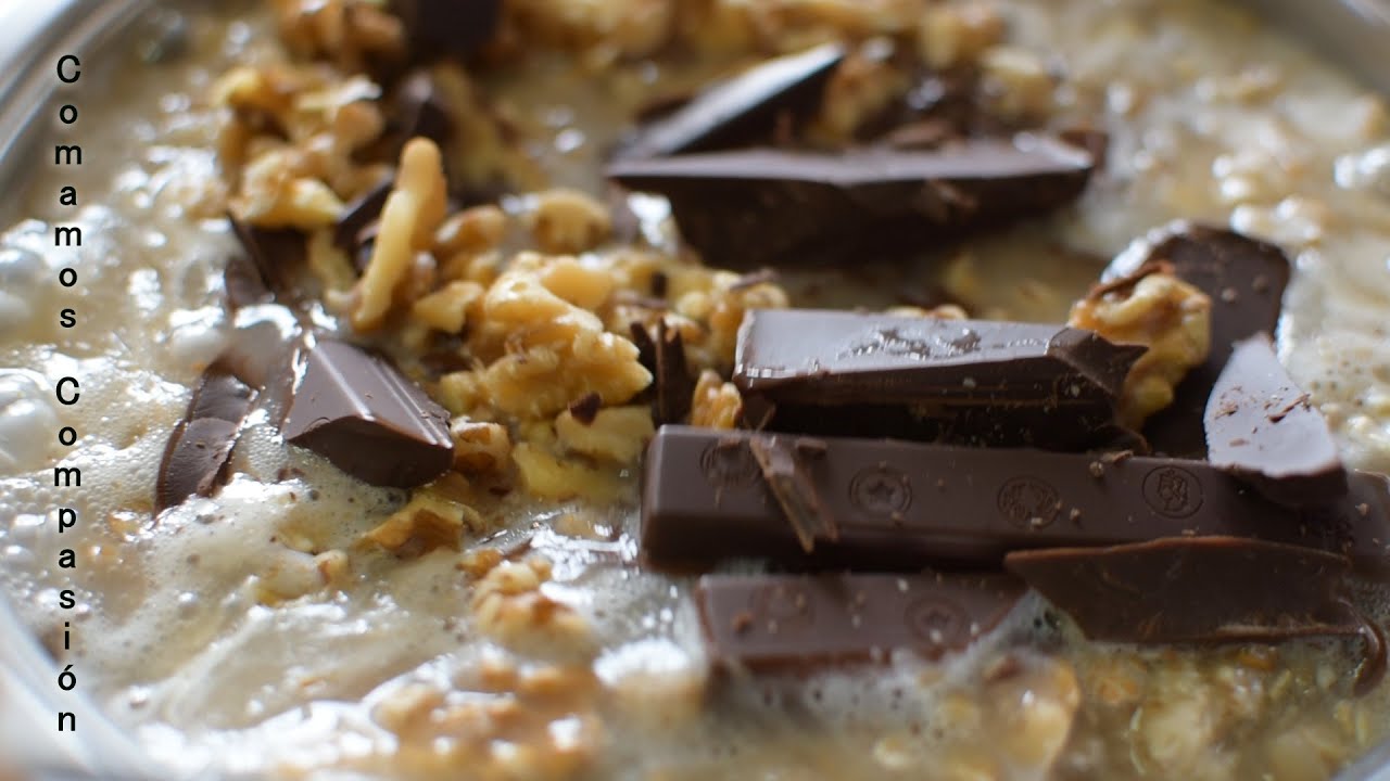 Avena con chocolate - Cereales para desayuno - YouTube
