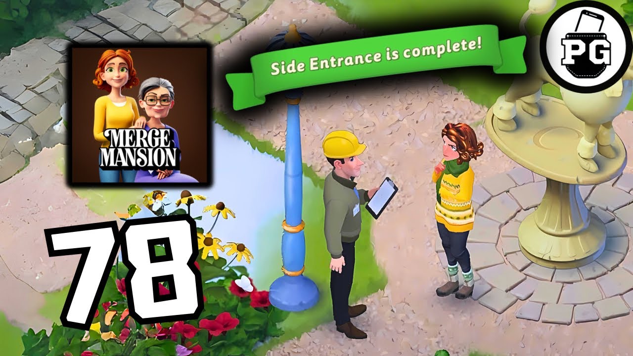 Side Enterace Area Complete ! 🏡 Merge Mansion - Gameplay Walkthrough ...