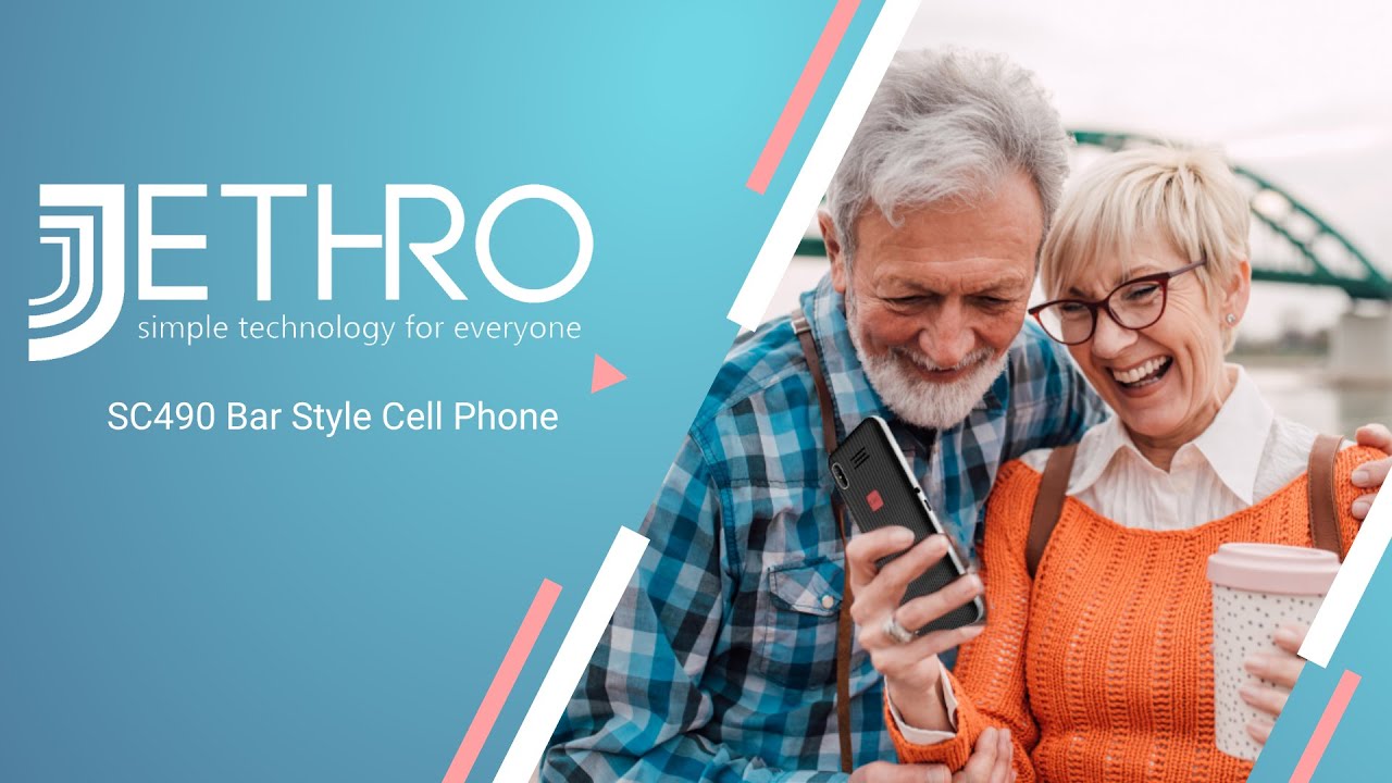 Jethro SC490 | Easy-to-Use Cell Phone for Seniors - YouTube