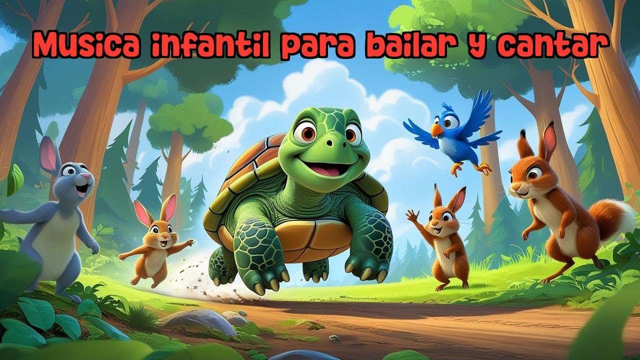 🐢 Canción de la tortuga veloz – aprende jugando - YouTube