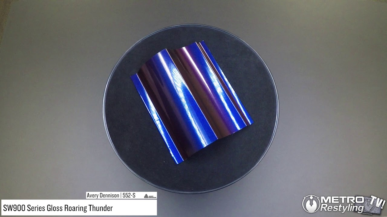 Avery ColorFlow Gloss Roaring Thunder SW900-552-S Vinyl Wrap Car ...