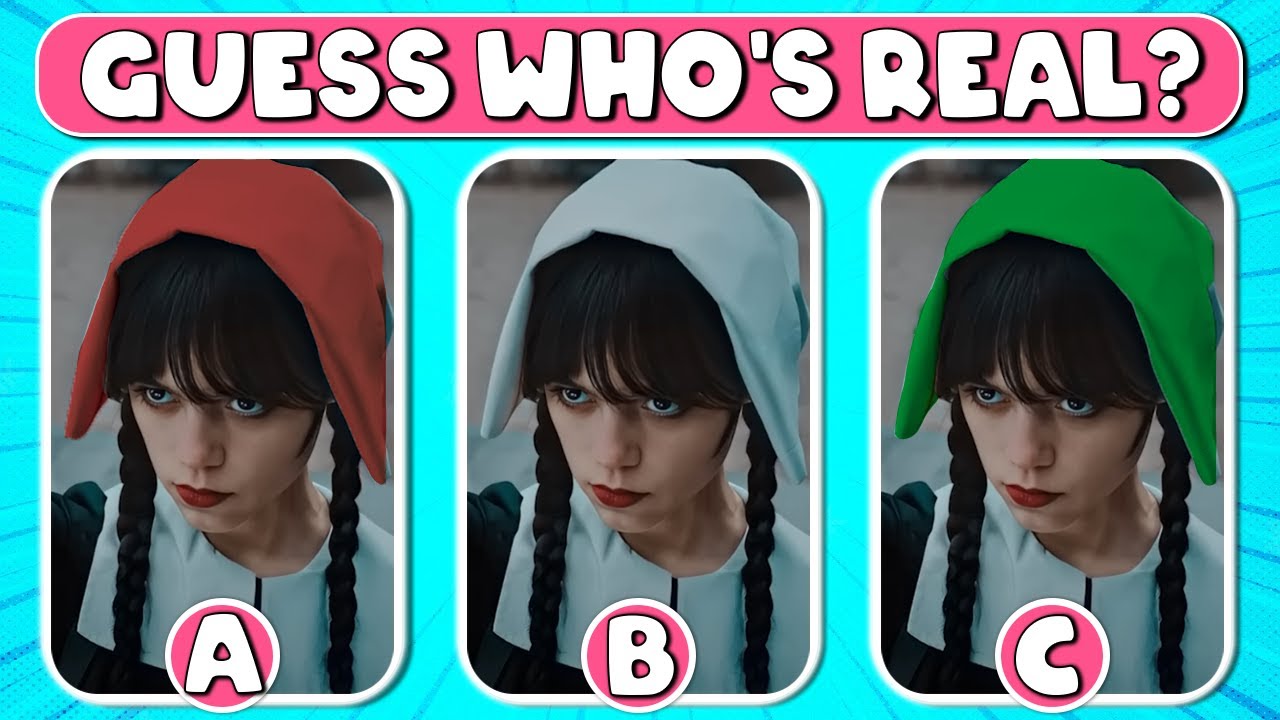 Guess The Real WEDNESDAY CHARACTERS Part 2 | Wednesday Quiz #14 - YouTube