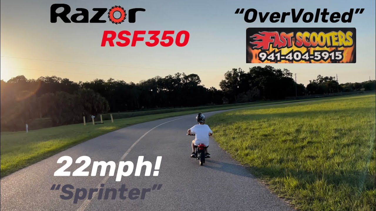 Razor RSF350 “OverVolted” 36v 500w Fast Scooters CONT/36v BTR Power ...