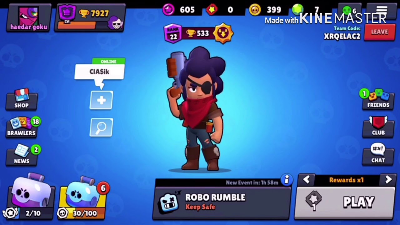 Brawl stars open 6 box - YouTube