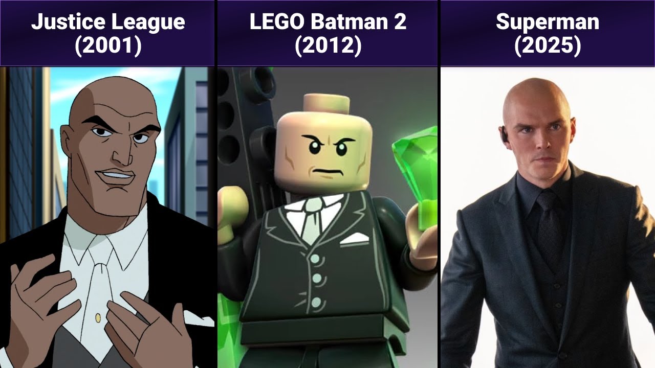 Evolution of Lex Luthor Across Media DC Comics - YouTube