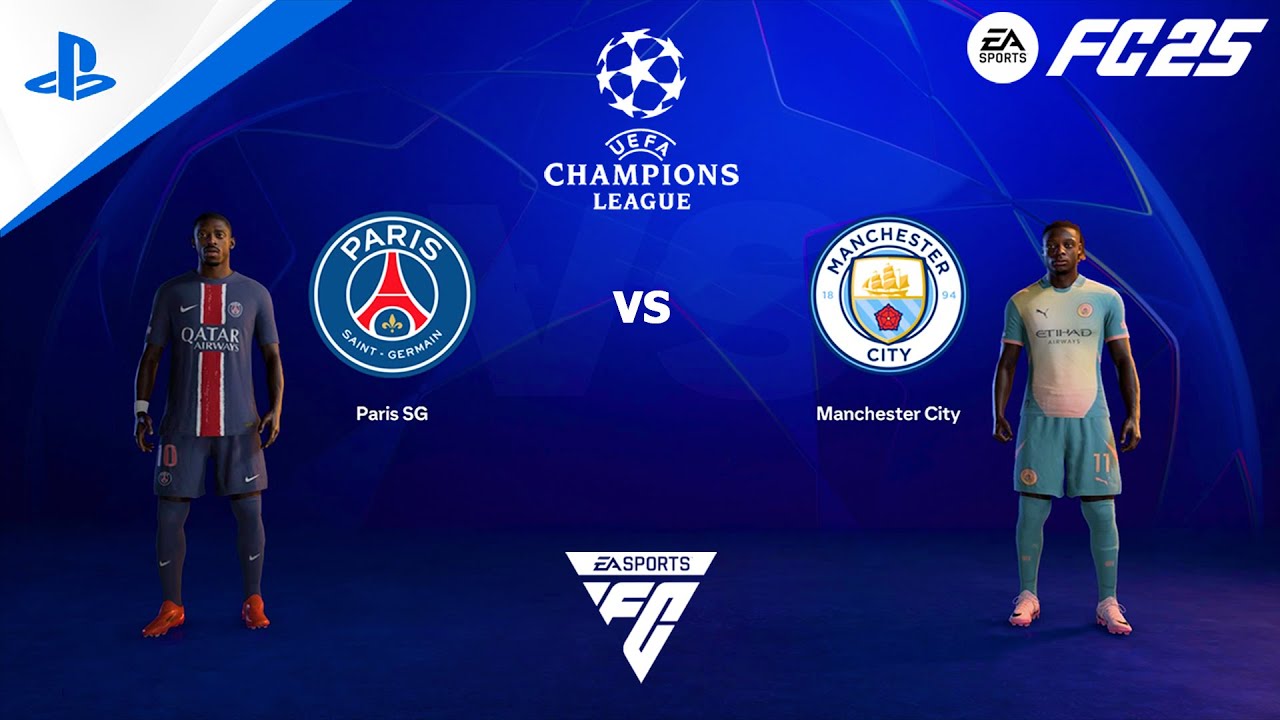 EA SPORTS FC 25 | PSG vs Man City - YouTube