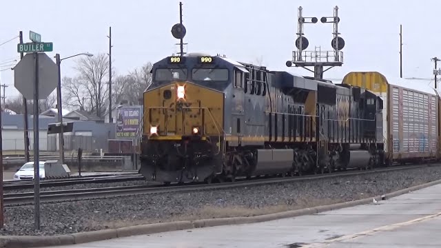CSX Autorack Train - YouTube