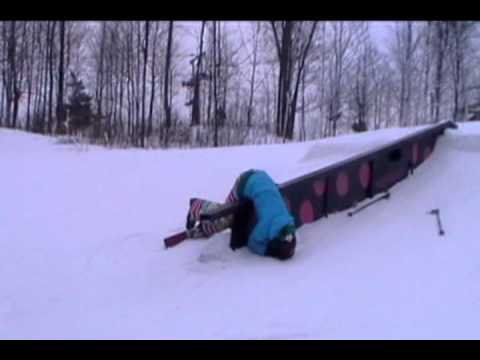 Ski rail and box fail ! - YouTube