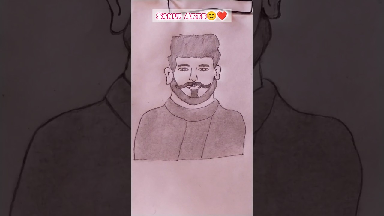 Expert Jatt : Nawab Sketch #drawing #nawab #aritst #shorts - YouTube