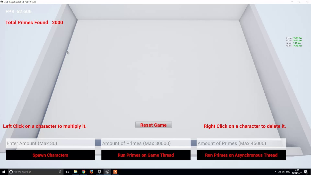 Multithreading Project Using Unreal Engine 4 Youtube