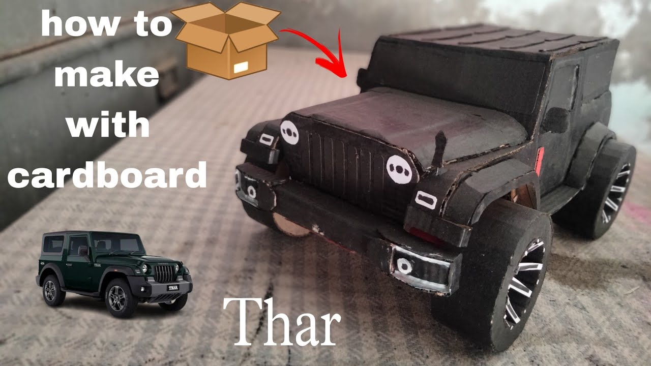 how to make thar with cardboard #video #nbmodelmarker - YouTube