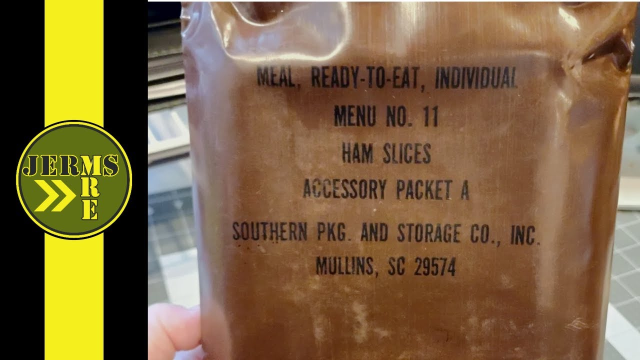 Unbelievable: Reviewing Still Edible 1982 US MRE Menu #11 - YouTube