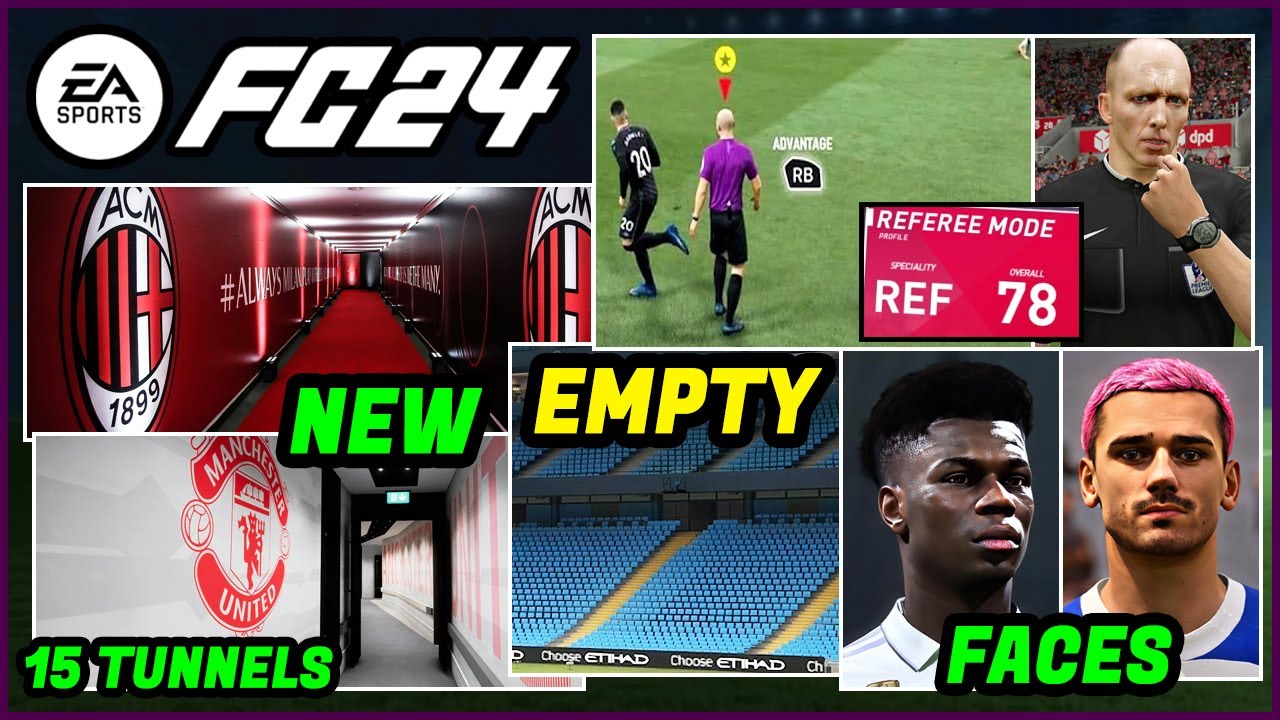 EA SPORTS FC 24 NEWS | NEW CONFIRMED Updates, Faces, Stadiums Tunnels ...