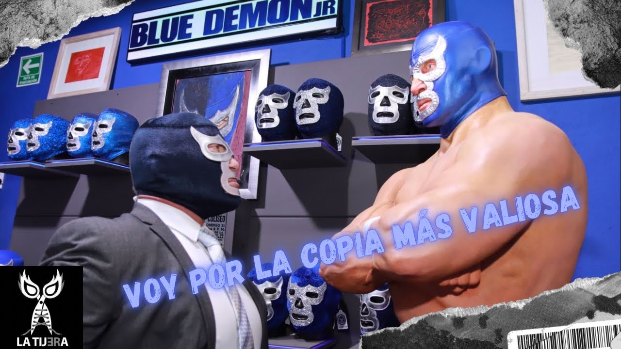 Blue Demon Jr: Voy por la máscara de la “copia más valiosa” Blue Demon ...
