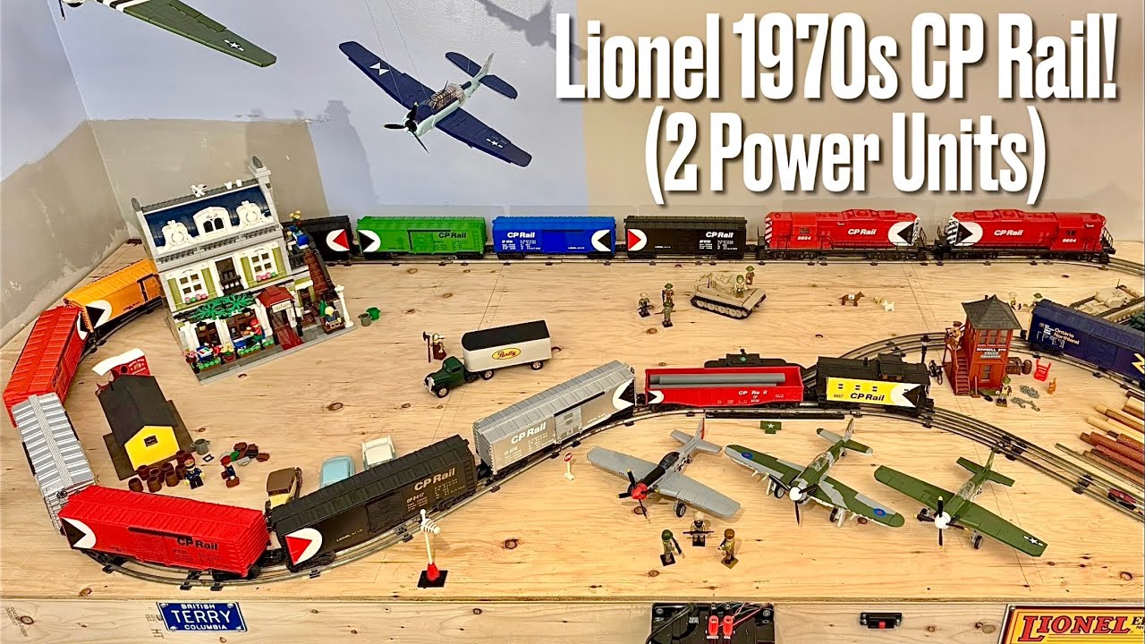 Calgary AB & Casselman ON: Lionel 1970s CP Rail Pac-Man Train! #ogauge ...
