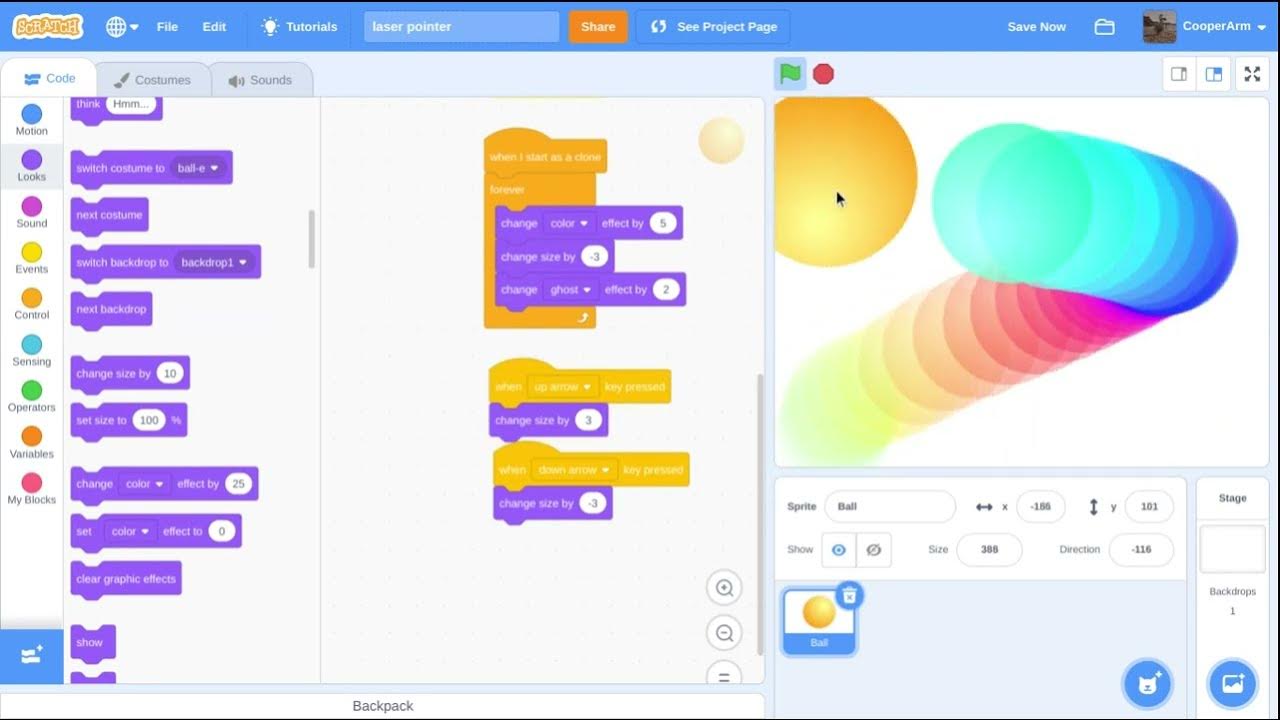 Scratch Tutorial: How to make a simple laser pointer - YouTube