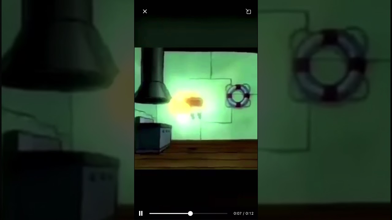 spongebob floating meme - YouTube
