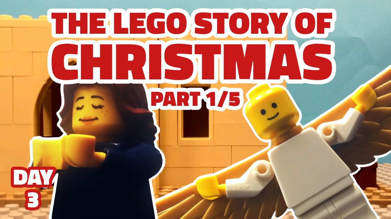 The LEGO Story of Christmas - Part 1/5 - An Angel Appears To Mary | Day ...