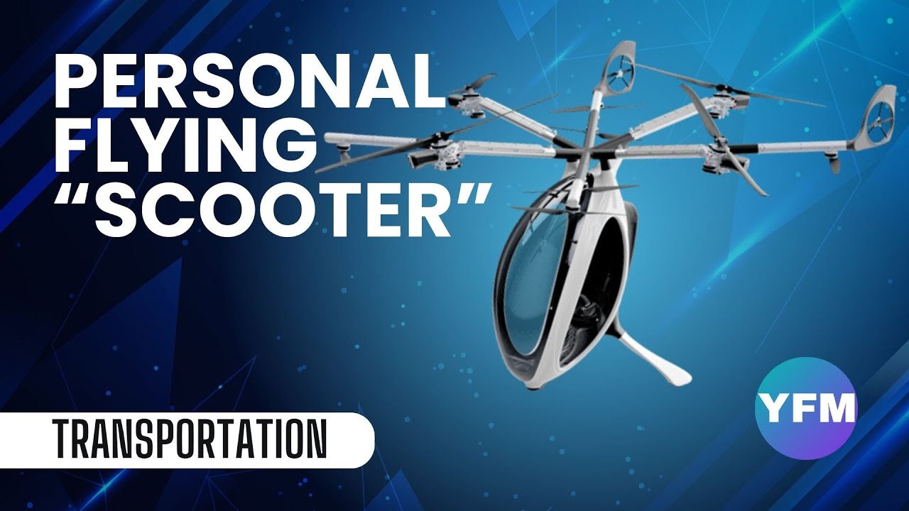 62 mph Flying “Scooter” Doesn’t Need a Pilot License - YouTube