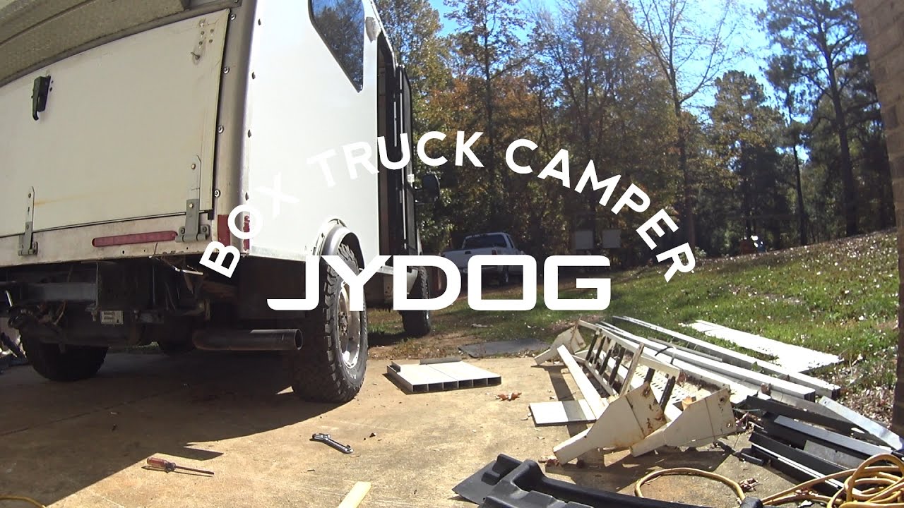 Box Truck Camper Rear Bumper Build and Airstream 59 - YouTube