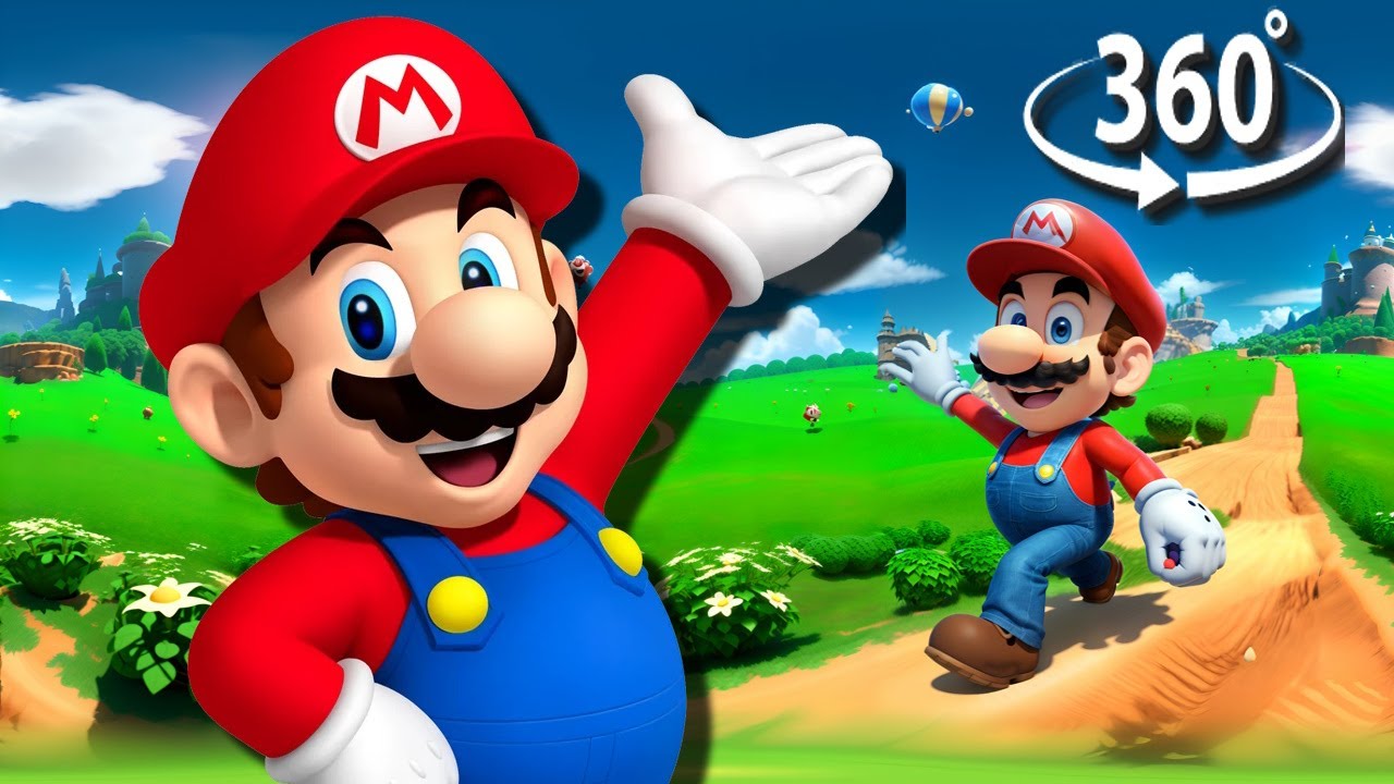 🔍 Find Mario in 360° VR Animation 232 Super Mario - YouTube