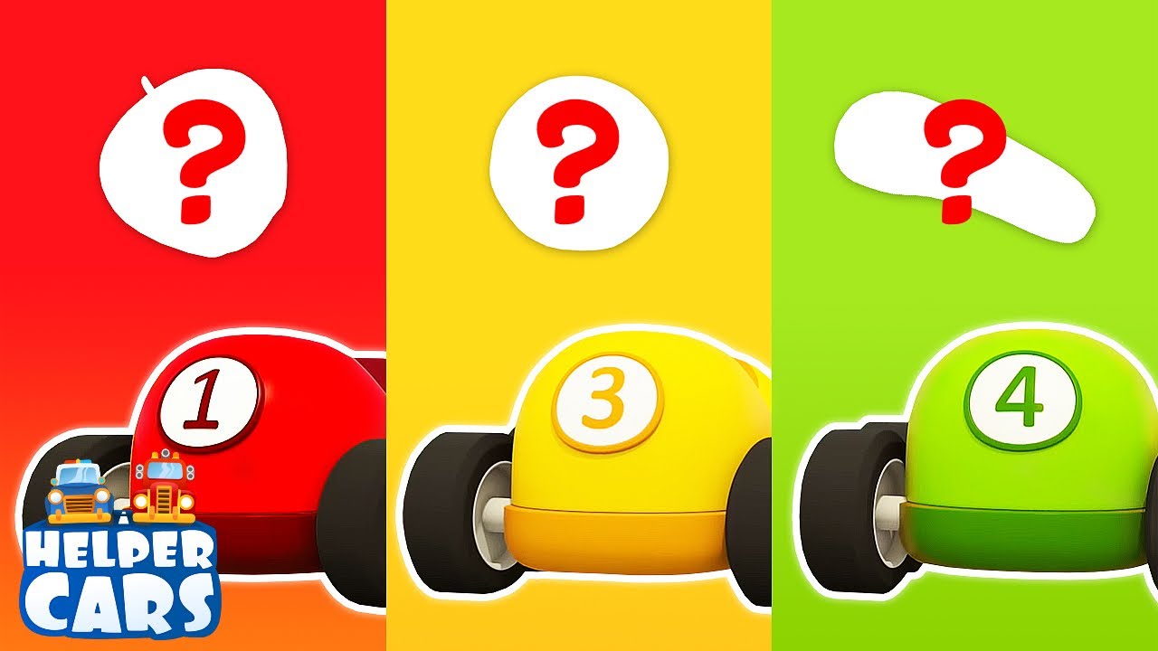 Learn colors for kids with Helper Cars | Car cartoons for kids & videos ...