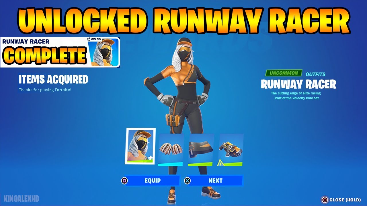 How To COMPLETE RUNWAY RACER QUESTS CHALLENGES In Fortnite! (Unlocked ...