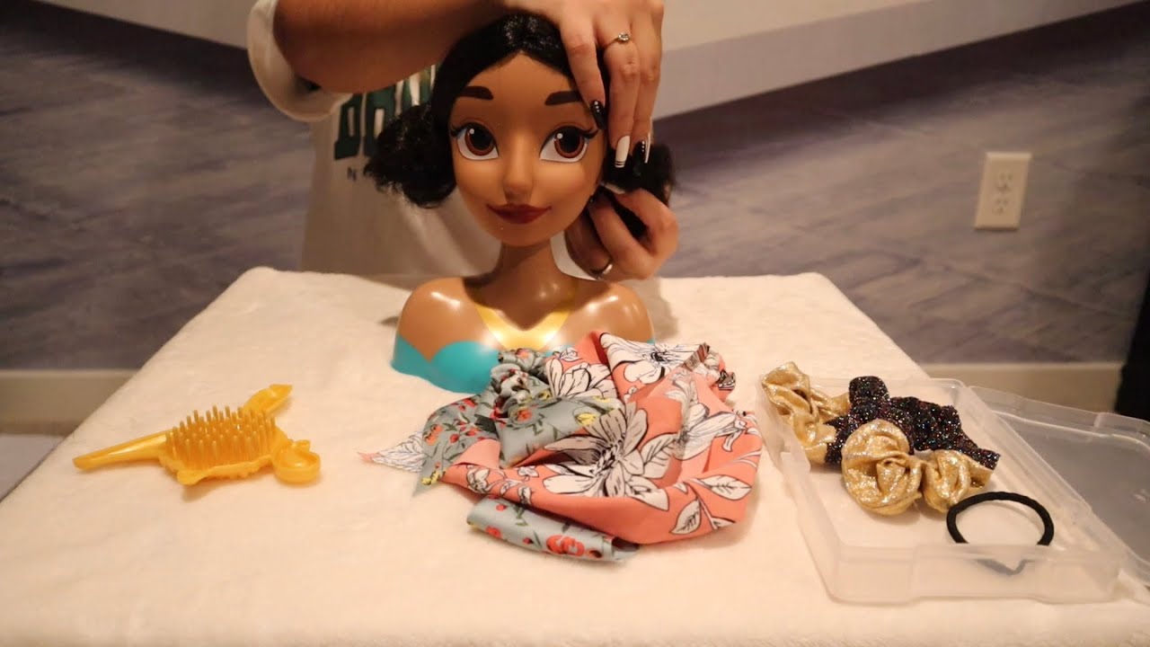 ASMR Rolplay | Hair Styling Princess Jasmine’s Hair | Relaxing Hair ...