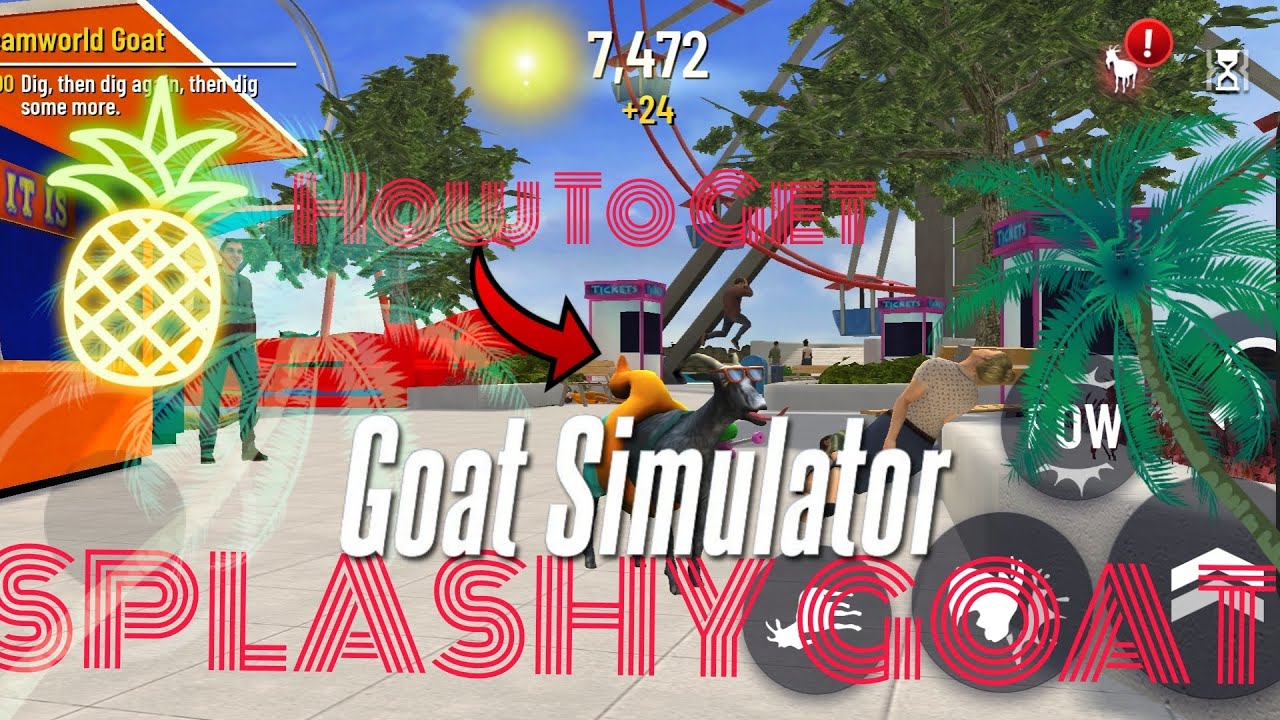 How To Get The New SPLASHY GOAT In Goat Simulator (2024) - YouTube