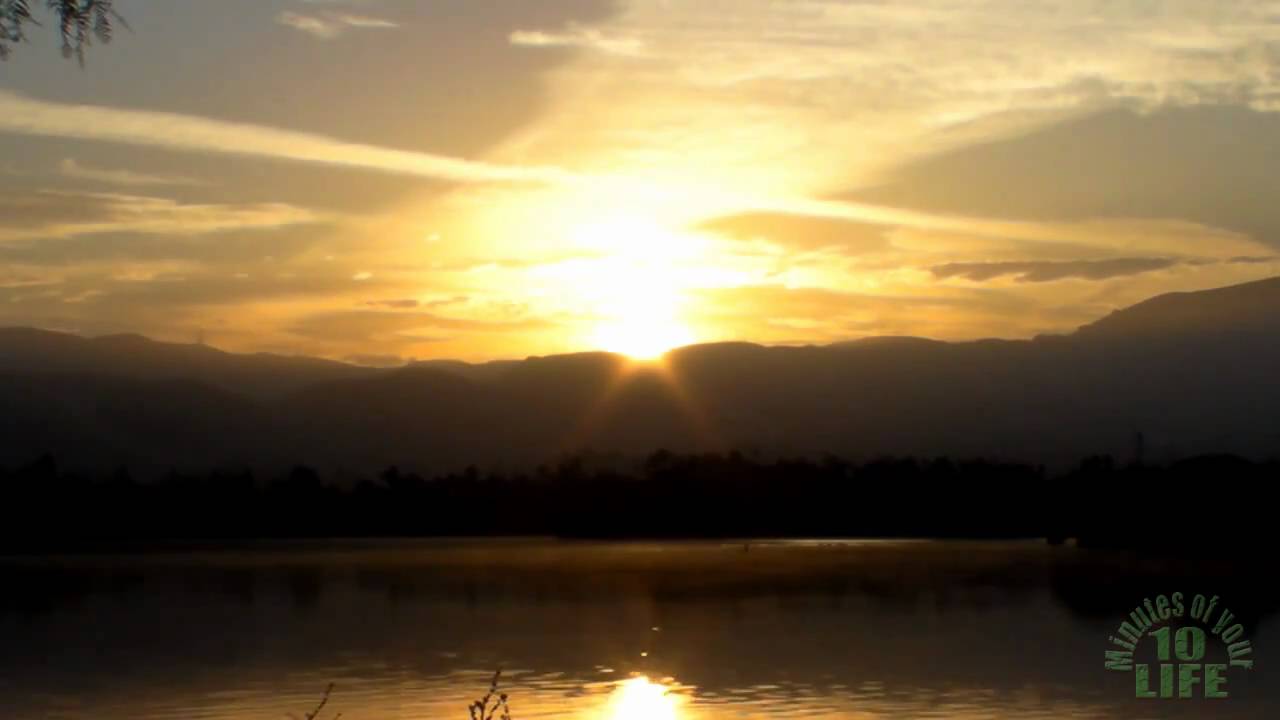 10 Minutes Of Your Life: Watching Sun Rising Behind a Hill - YouTube