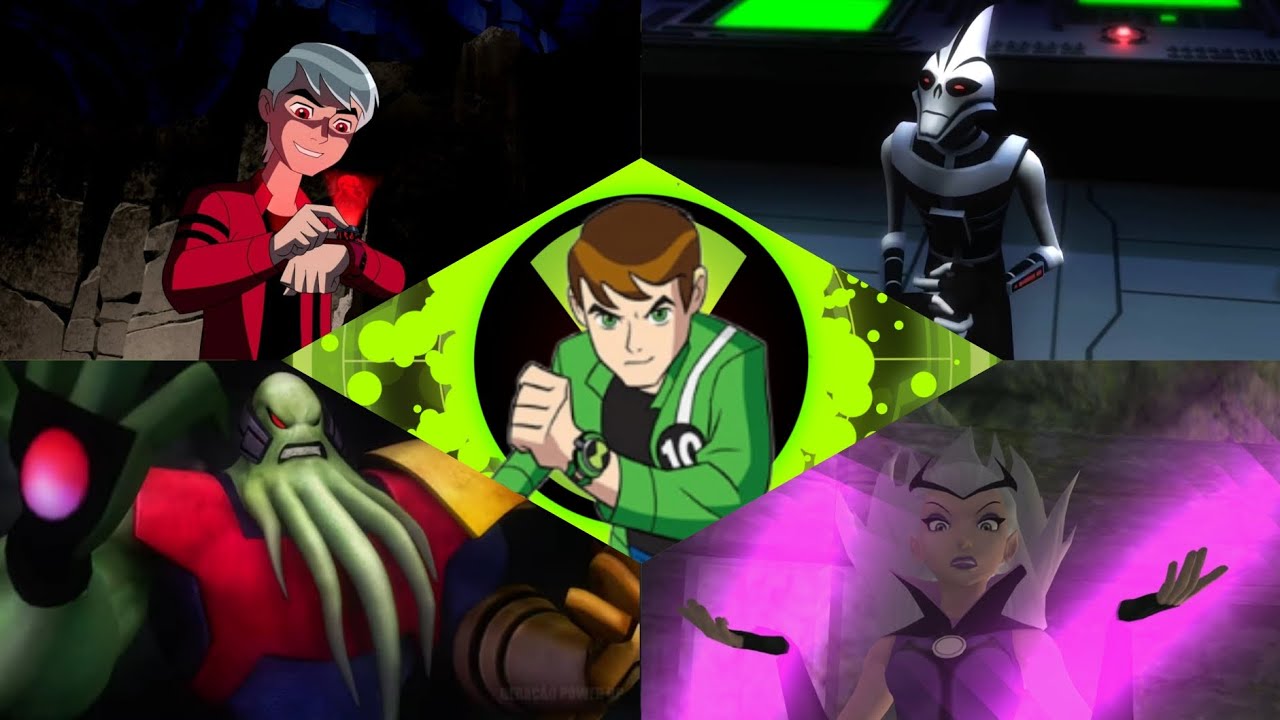 BEN 10 ALIEN FORCE VILGAX ATTACKS - ALL BOSSES - YouTube