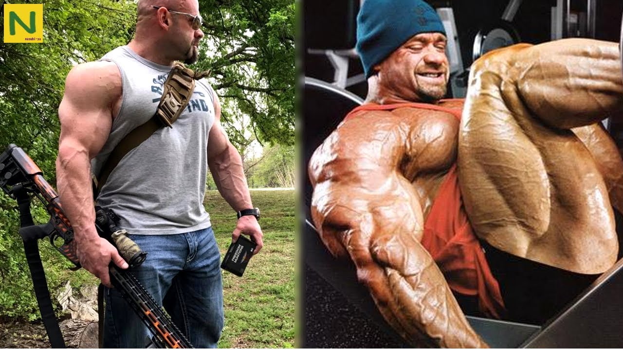 デカすぎる筋肉とライフルをもつ男。ブランチ・ウォーレン 【筋トレ】 - YouTube