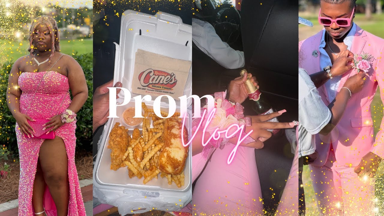 PROM VLOG 2k24 💕| PREP +grwm | Chrome Heart Braids | Nails | ECT - YouTube