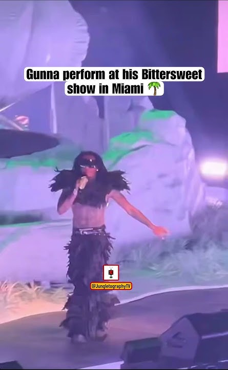 Gunna performs in Miami on his Bittersweet North American tour - YouTube
