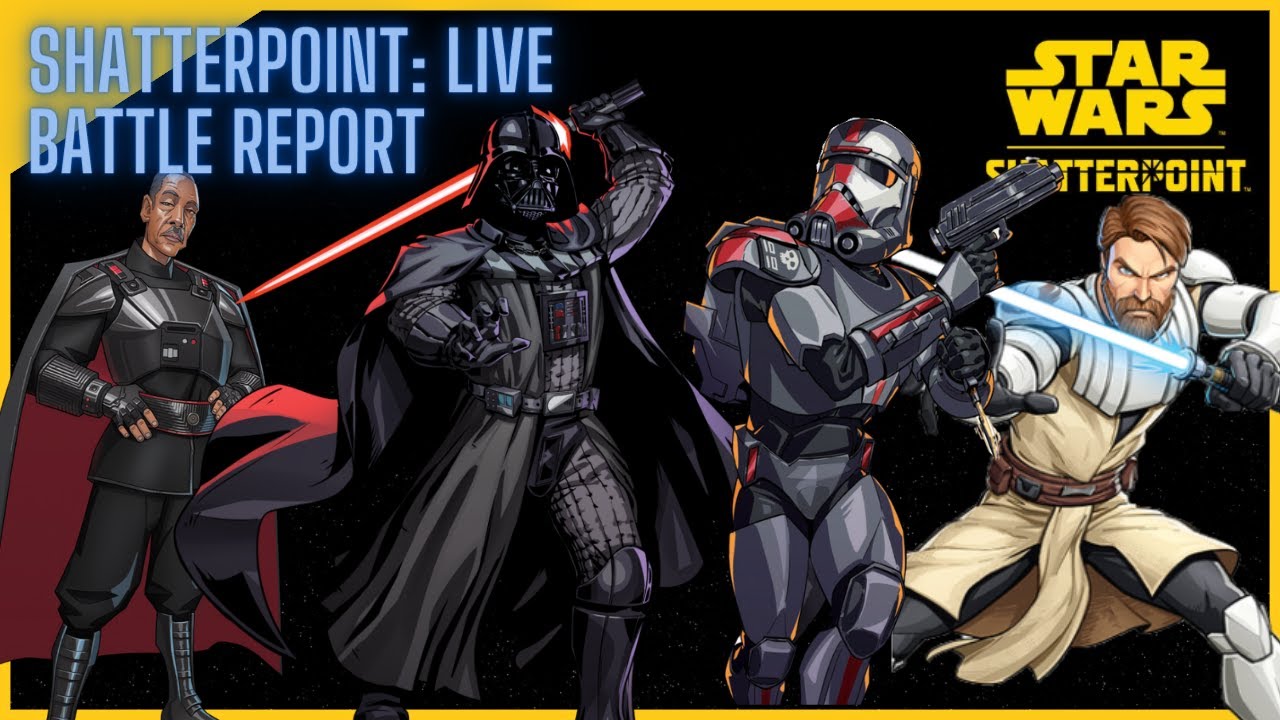Star Wars Shatterpoint: Live Battle Report - Empire vs Galactic Bad ...