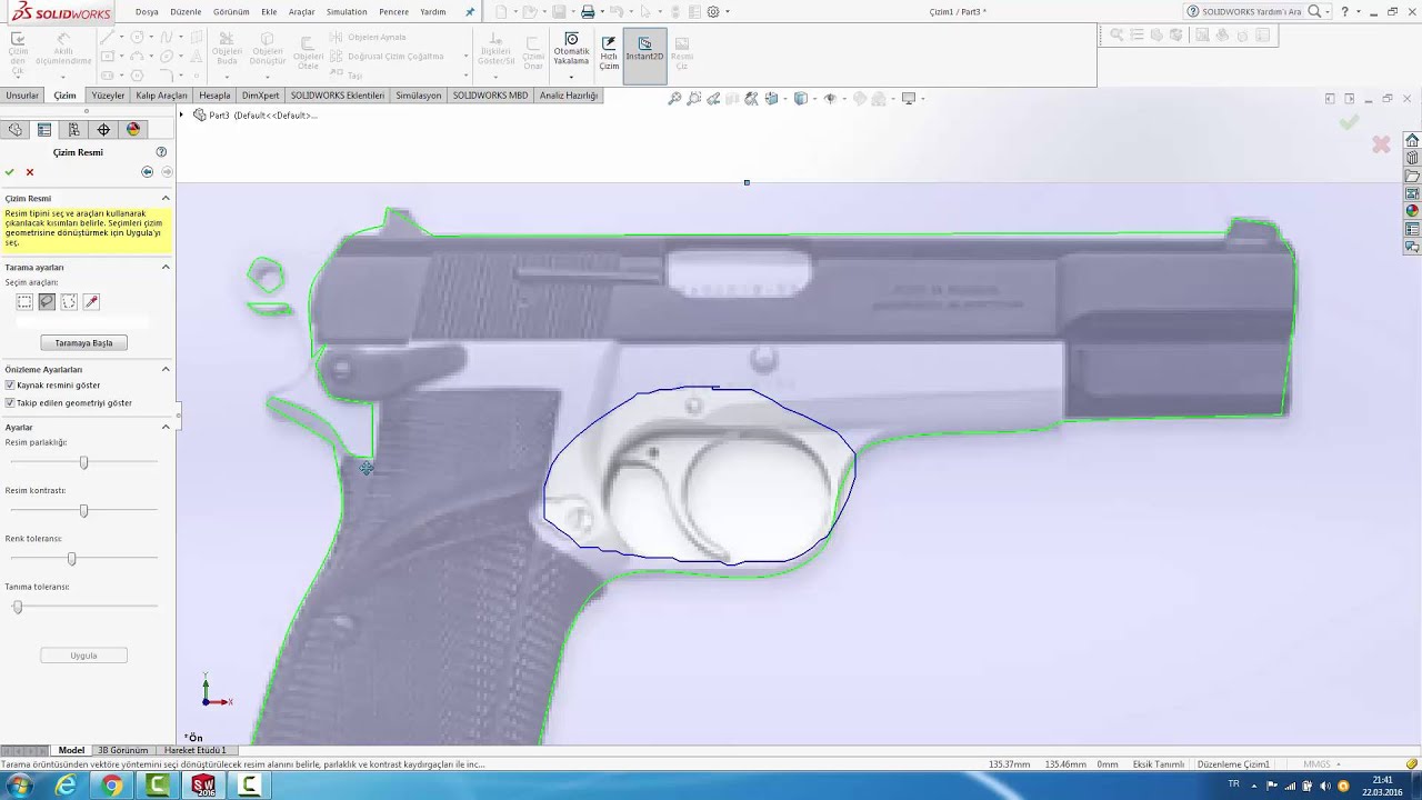Solidworks silah tasarımı - YouTube