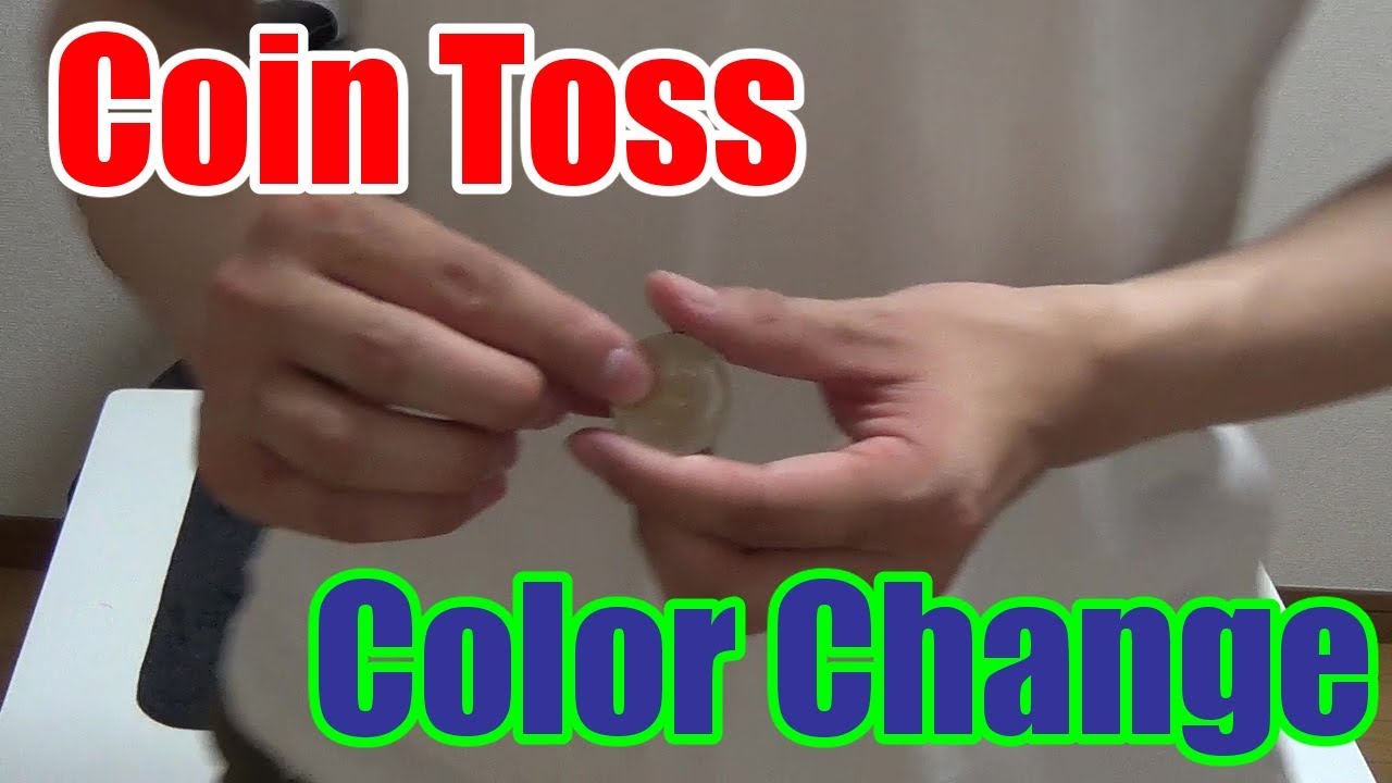coin tricks tutorial/Coin Toss Color Change/UHM - YouTube