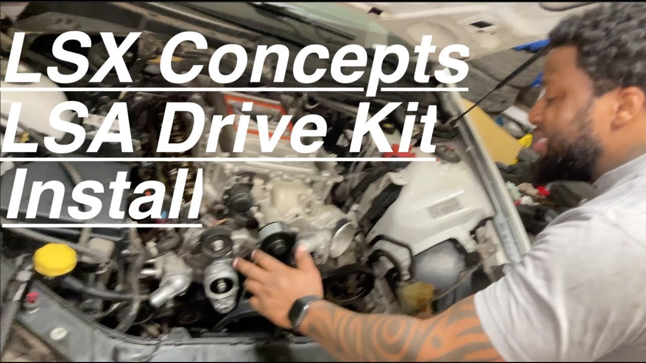 LSX Concepts LSA / ZL1 Supercharger Drive Kit Install - Part 6 ...