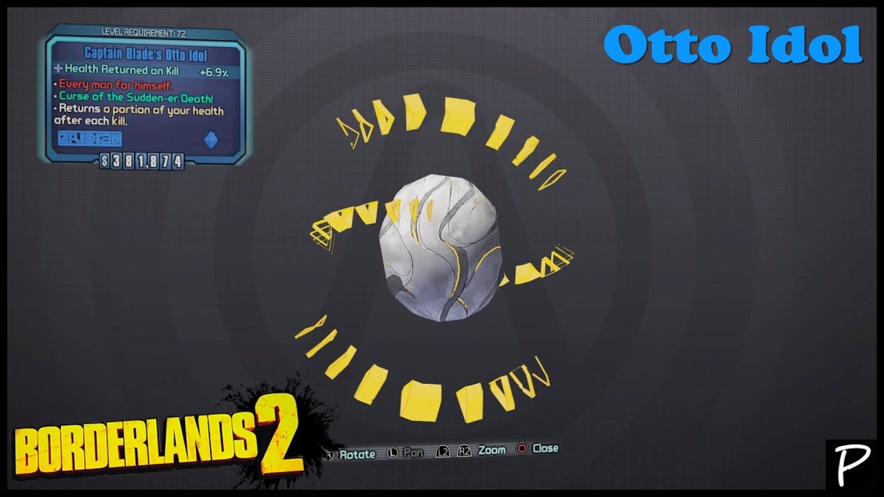 Borderlands 2: Captain Blade's Otto Idol (Unique weapons #50) - YouTube