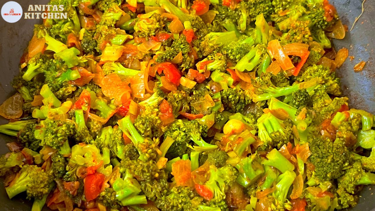 Broccoli Ki Sabzi Most Healthy Diet Food Recipe By AnitasKitchen - YouTube